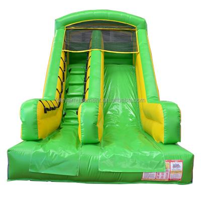 China Indoor Park Essential Small Size Inflatable Bounce Slide with Design and Green Color for sale