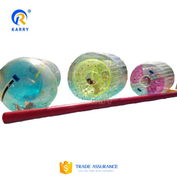 1.2m/1.5m/1.8m Colorful Pvc Inflatable Zorb Water Roller for Amusement Park Fun Games