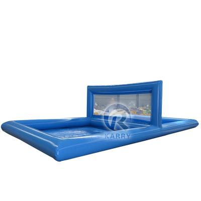 China Park Inflatable Sports Pitch for Teenagers and Adults at Portable Volleyball Field for sale