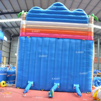 China Family Party Amusement Equipment Digital Printing Dinosaur Slide Inflatable Castle for sale