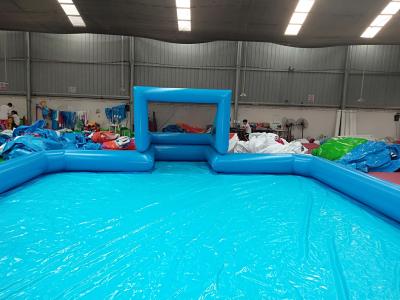 China Beat the Heat in Style with Our Customizable Inflatable Football Swimming Poo for sale