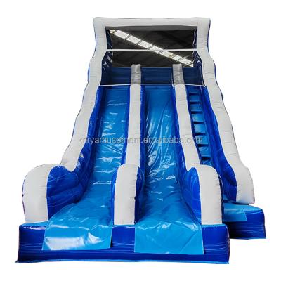 China Small Size Inflatable Water Park with Double Slip N Slide Indoor and Outdoor Water Fun for sale