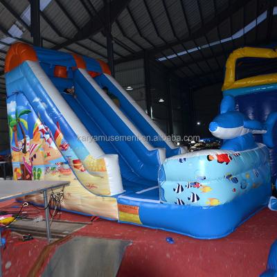 China Experience the Thrill of our Style Inflatable Water Slide with Pool Shipping Worldwide for sale