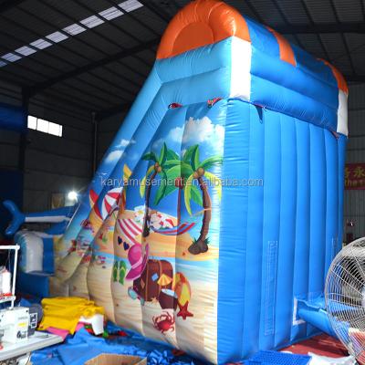 China Experience the Thrill of our Style Inflatable Water Slide with Pool Shipping Worldwide for sale