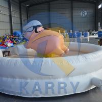 China Inflatable Ride Mechanical Bull Rodeo with PORTABLE 3D Studio Virtual Experience for sale