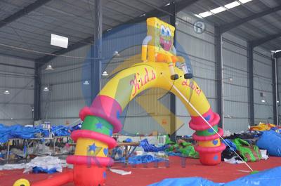 China Outdoor Playground Inflatable Sky Air Dancer with Fly Guy Costume and Blower for sale