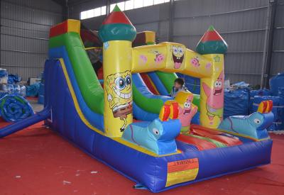China 5-10 Passenger Custom Small Sponge-Bob Wet and Dry Slide with Digital Printing Design for sale