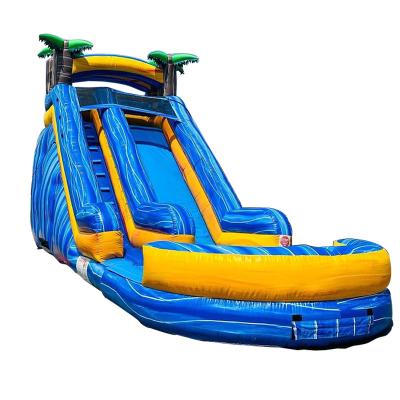 China Max Capacity 100-500kg Adult Palm Tree Inflatable Water Park Equipment with Pool for sale