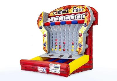 中国 カラフルな充氣式コネクト 4 in a Row 商業的な挑戦のためのターゲット射撃ゲーム 販売のため