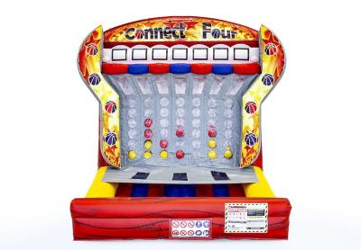 中国 カラフルな充氣式コネクト 4 in a Row 商業的な挑戦のためのターゲット射撃ゲーム 販売のため