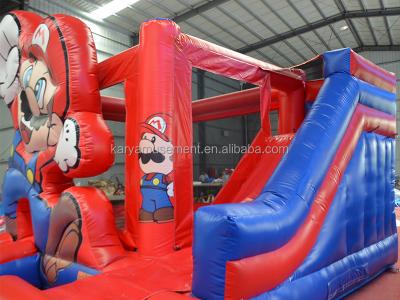 Cina Personalizzare accettazione rosso Parco giochi castello gonfiabile per bambini salto casa salto in vendita