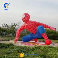 China Customized Colorful Marvel Superhero Inflatable Spider Man Advertising PVC Material for sale