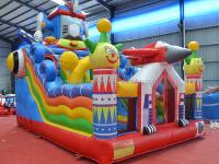 China Trampoline Custom Small Size Inflatable Mechanical Ares Fun City Bouncer Combo Slide for sale
