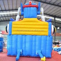 China Trampoline Custom Small Size Inflatable Mechanical Ares Fun City Bouncer Combo Slide for sale