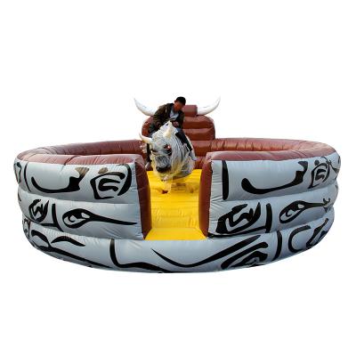 Cina Gioco a cavallo di toro meccanico gonfiabile in materiale PVC personalizzato per competizione in vendita