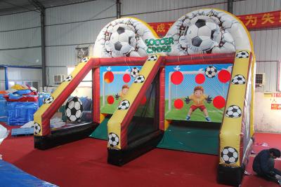China Inflatable Football Game Colorful Interactive Shooting Sport Carnival Game for Sports for sale