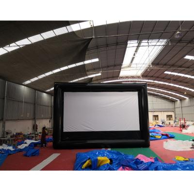China EN71/CE-gecertificeerd Super Fun opblaasbaar kasteelfilmscherm voor buitenreclame Te koop