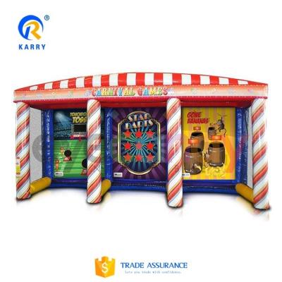 China Opblaasbare carnavalspeelgoed Outdoor interactieve spelletjes met CE-blazer en reparatie-accessoires Te koop