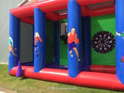 China Opblaasbare carnavalspeelgoed Outdoor interactieve spelletjes met CE-blazer en reparatie-accessoires Te koop