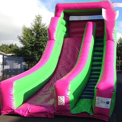 China Gran tobogán seco inflable en color personalizado para ocasión comercial en el parque acuático en venta
