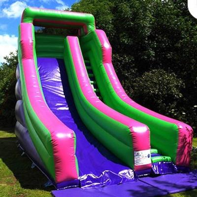 China Gran tobogán seco inflable en color personalizado para ocasión comercial en el parque acuático en venta