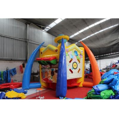 China Unisex PORTABLE Carnaval inflável 5 em 1 Jogo Futebol/Basquetebol Desportos interativos à venda