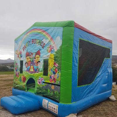 Cina Unisex Piccolo PVC impermeabile gonfiabile Bouncy Jumping Castello Bounce House con scivolo in vendita