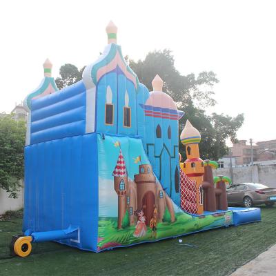 Cina Capacità massima 100-500 kg Castello gonfiabile con scivolo bagnato per piscina interna in vendita