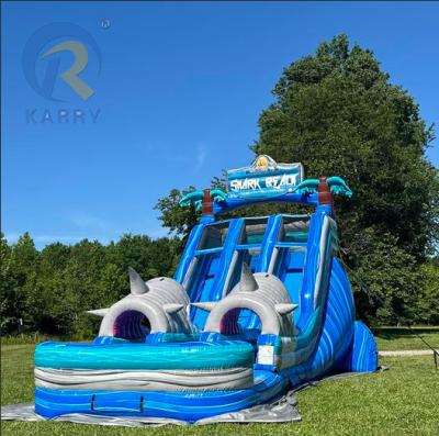 Cina Slide gonfiabili per cortile con piscina in vendita