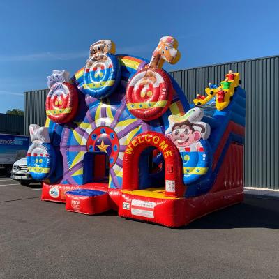 China KRC Red Animal Ferris Wheel opblaasbaar springhuis voor springen Te koop