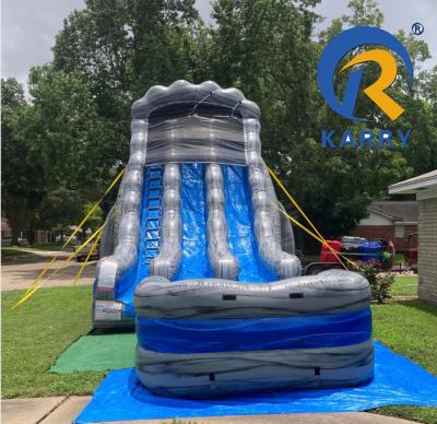 Cina Caratteristiche personalizzate Scivolo idraulico gonfiabile per adulti con piscina Casa rimbalzo PVC sostenibile in vendita