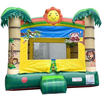 China Aluguer de festas Parque de safari tema PVC casa de salto inflável para clientes unisex à venda