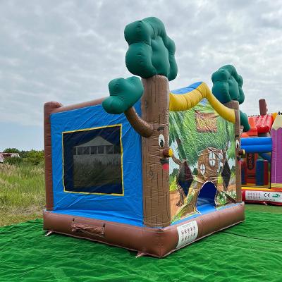 China 14 Jaar Op Geslacht Neutraal PVC opblaasbaar boomhuis Bounce House Kasteel voor commercieel gebruik Te koop