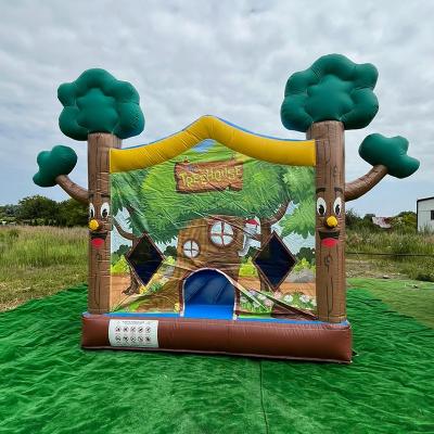 China 14 Jaar Op Geslacht Neutraal PVC opblaasbaar boomhuis Bounce House Kasteel voor commercieel gebruik Te koop