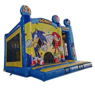 Cina Castiglia gonfiabile in PVC per bambini con scivolo asciutto e scivolo da arrampicata in vendita