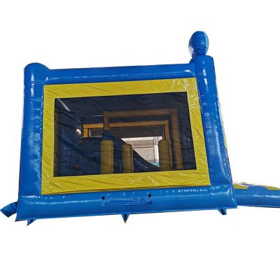 Cina Castiglia gonfiabile in PVC per bambini con scivolo asciutto e scivolo da arrampicata in vendita