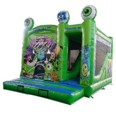Cina PORTABLE 18ft Monsters Inc. Casa gonfiabile con scivolo asciutto e piccoli ostacoli in vendita