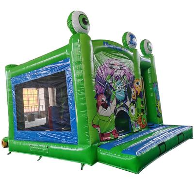 Cina PORTABLE 18ft Monsters Inc. Casa gonfiabile con scivolo asciutto e piccoli ostacoli in vendita