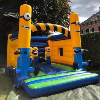 Cina CE/EN71/EN14960 Certificato Commercial Cartoon Theme Inflatabile Trampoline Castle Combo in vendita