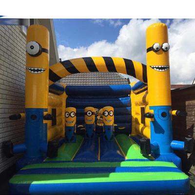 Cina CE/EN71/EN14960 Certificato Commercial Cartoon Theme Inflatabile Trampoline Castle Combo in vendita