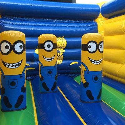 Cina CE/EN71/EN14960 Certificato Commercial Cartoon Theme Inflatabile Trampoline Castle Combo in vendita