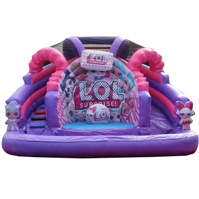 China Commercial Inflatable Water Slide for Kid Adult Customized Color and 5-10 Passengers for sale