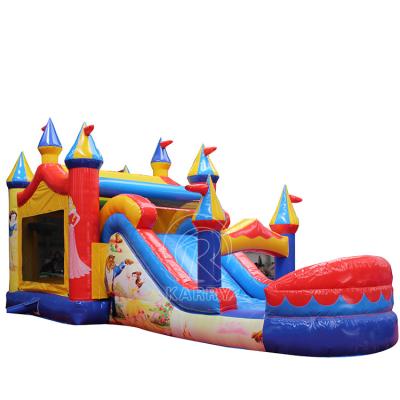 China PVC Inflatable Bounce House Water Slide Combo for Unisex Princess Party Backyard Fun for sale
