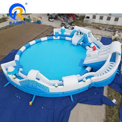 China Kids Outdoor Playground Experience the Thrills of Ice and Snow Kingdom Slide with Pool for sale