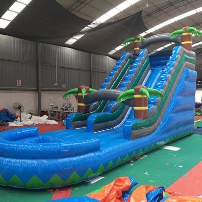 China Unisex Bouncy House Slide Inflatable Jumping Air Bouncer Slide for Pool 5-10 Passengers for sale