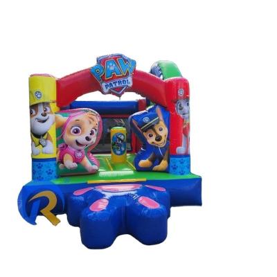 China Back Garden Amusement Equipment Customized Logo Acceptable Inflatable Bouncing Castle for sale