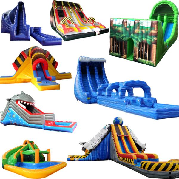 Quality Inflatable Bouncer Air Water Slide Jumping Bouncy Castle Moon little Bounce for sale