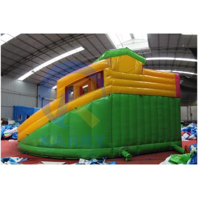 China Customized Color Marble Tropical Waterslide Inflatable Combo Bouncer for Unisex Sale for sale