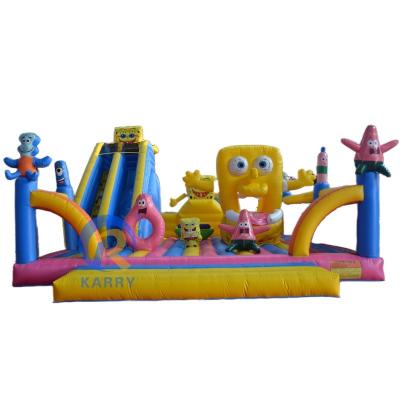 China Castle Slide Combination Popular Inflatable Doll Amusement Equipment for Outdoor Park for sale