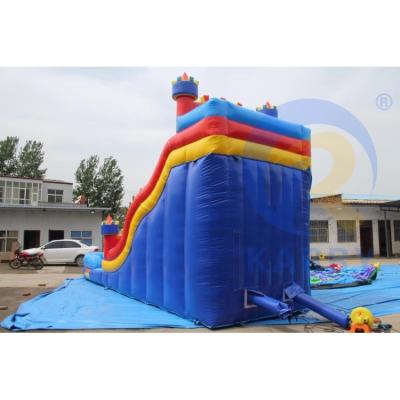 China Inflatable Water Slides with CE Standard Air Blower and Party Building Block Design for sale